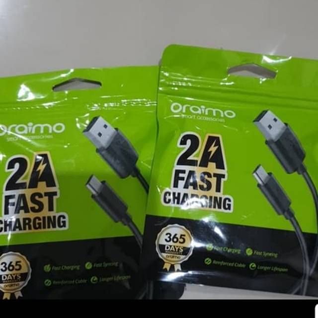 Oraimo 2A ORIGINAL Thick Fast Charging USB Cable | Shopee Malaysia