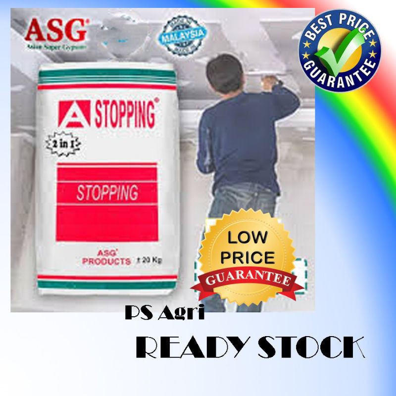ASG 3 IN 1 STOPPING COMPOUND 20KG | Shopee Malaysia