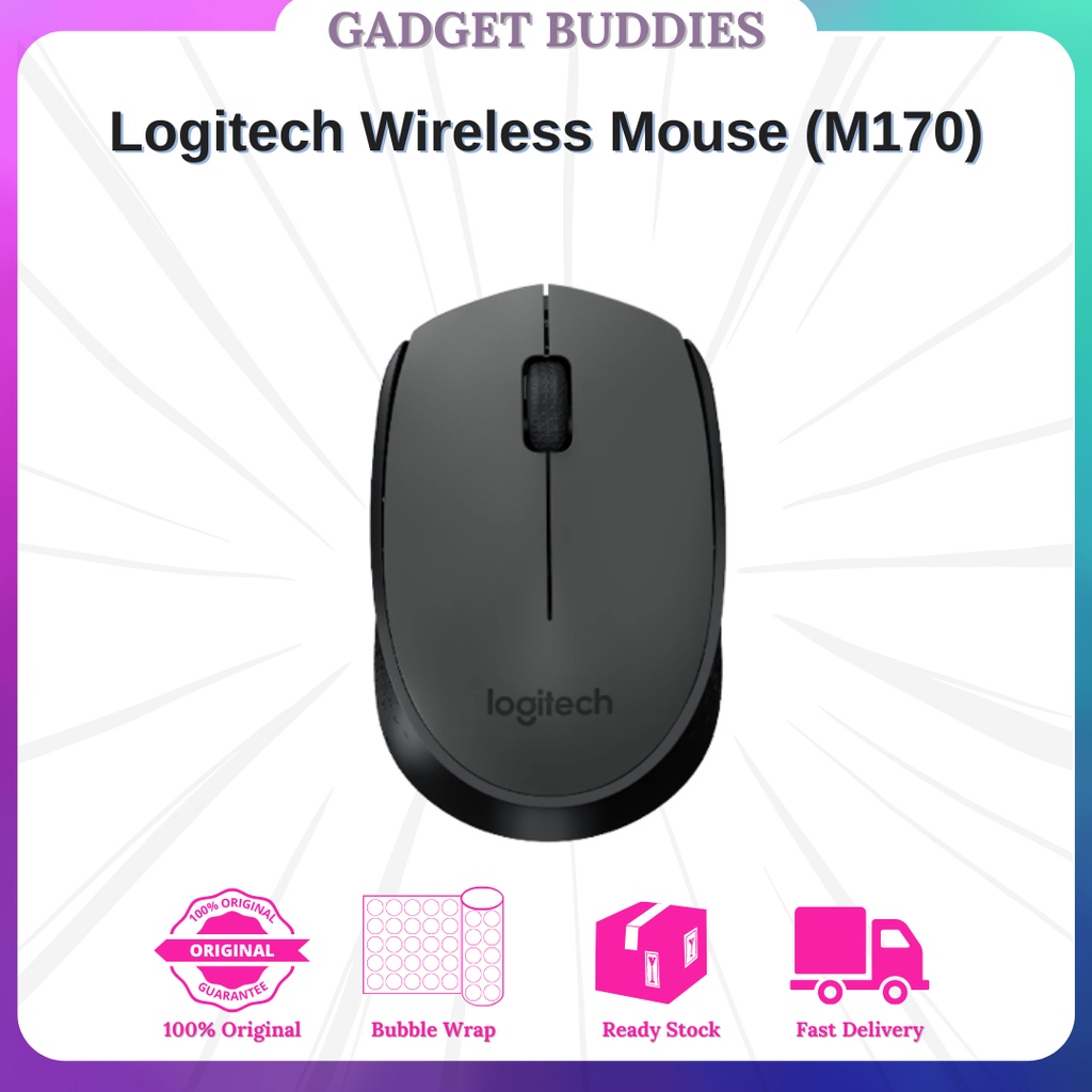 (Ready Stock) Logitech Wireless Mouse M170 Bluetooth Mouse Business ...