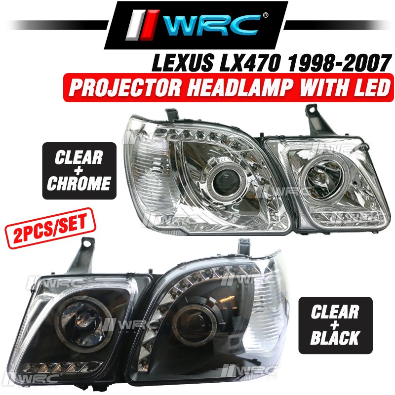 Lexus Cygnus LX470 1998 - 2007 Projector Headlamp With Led | Shopee ...