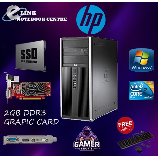 ( Gaming i3 2th Generation ) HP COMPAQ 6200 TOWER / ATI HD 6450 1GB ...
