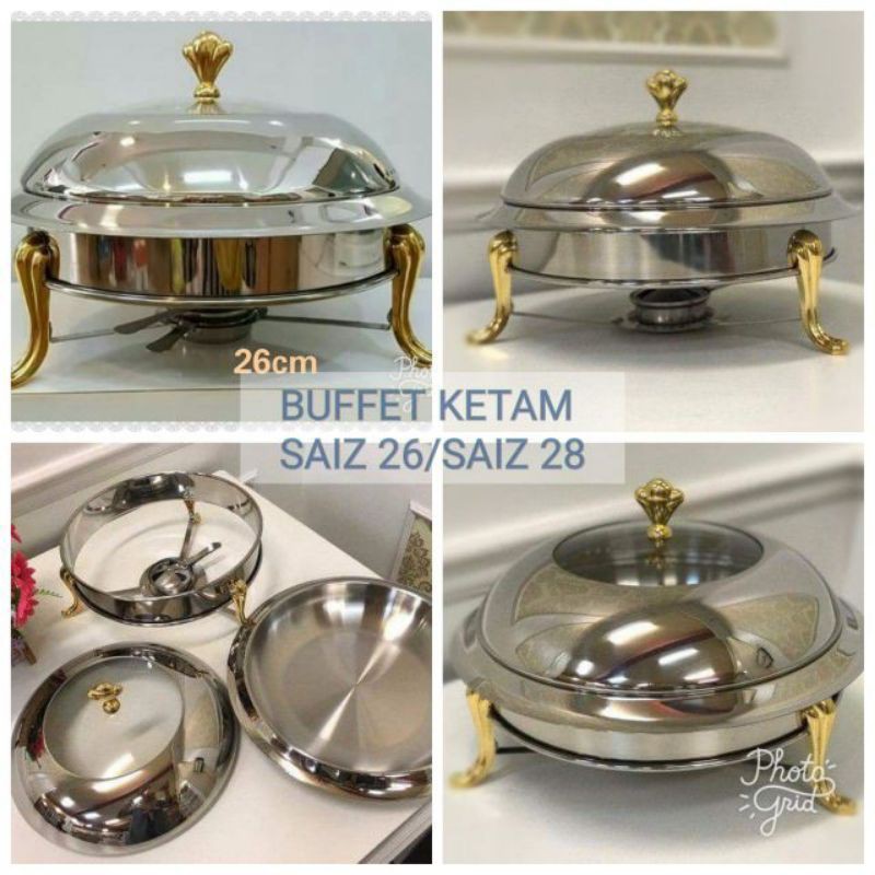 BUFFET KAKI KETAM GOLD STEEL | Shopee Malaysia
