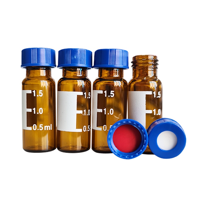 Sample Vial With Injection Hole Septa For Hplc Lcms Gcms Clear