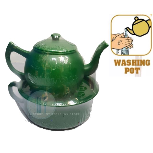 Hand Washing Pot 2 Unit Teko Cuci Tangan | Plastik Kendi | Bekas Basuh ...