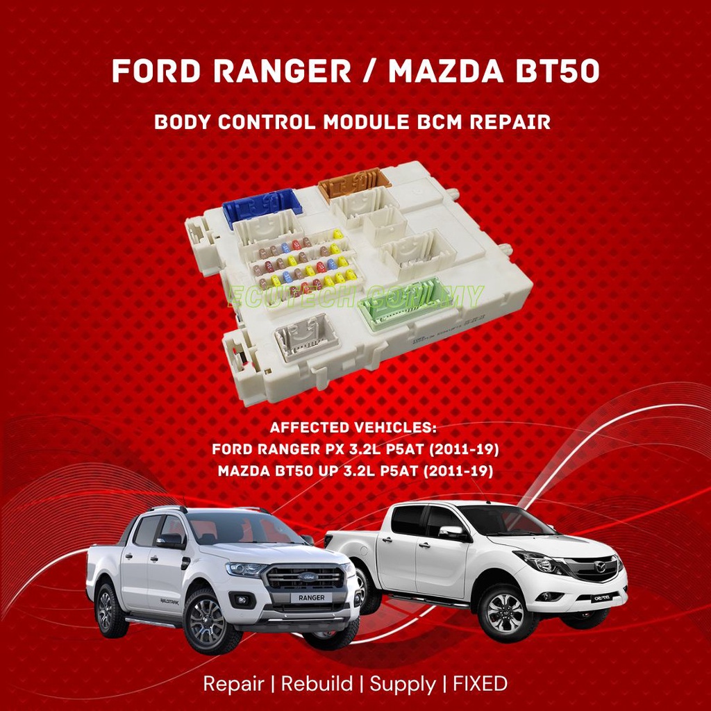 Ford Ranger Mazda BT50 BCM Body Control Module REPAIR | Shopee Malaysia