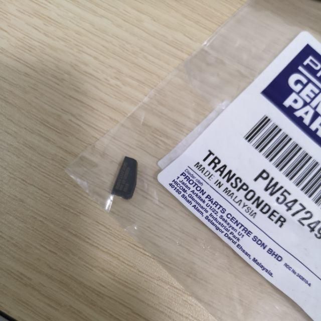 ORIGINAL PROTON TRANSPONEDER ALARM KEY WAJA GEN2 PERSONA EXORA PREVE ...