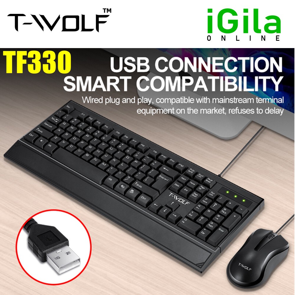 T-WOLF T15 T13 KEYBOARD / TF500 KEYBOARD SENSONIC K250 USB Keyboard ...