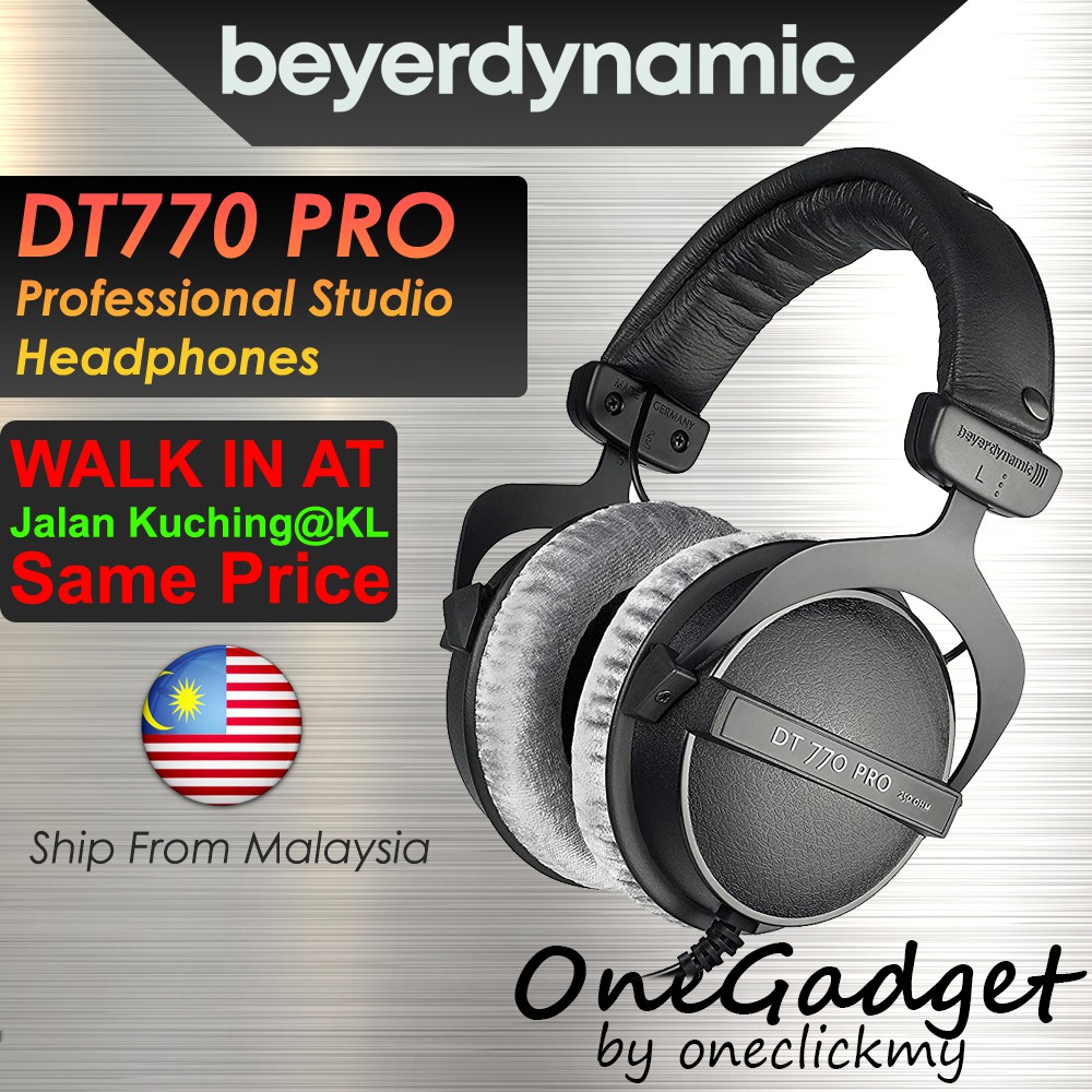 Beyerdynamic DT 770 PRO Over-Ear Studio Headphones in Black. DT770 Pro ...