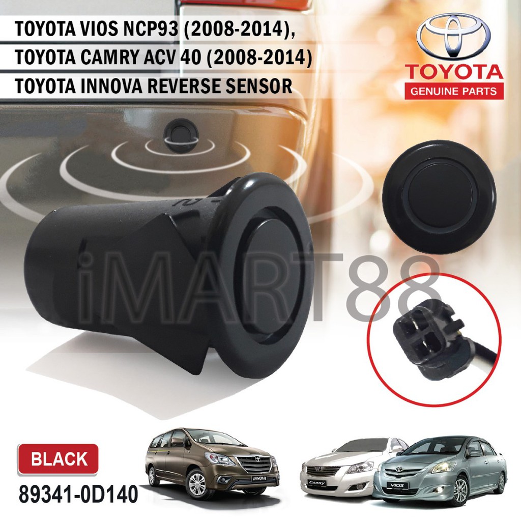 Toyota Vios NCP93 Camry ACV40 Innova Reverse Sensor Parking PDC 2009 ...