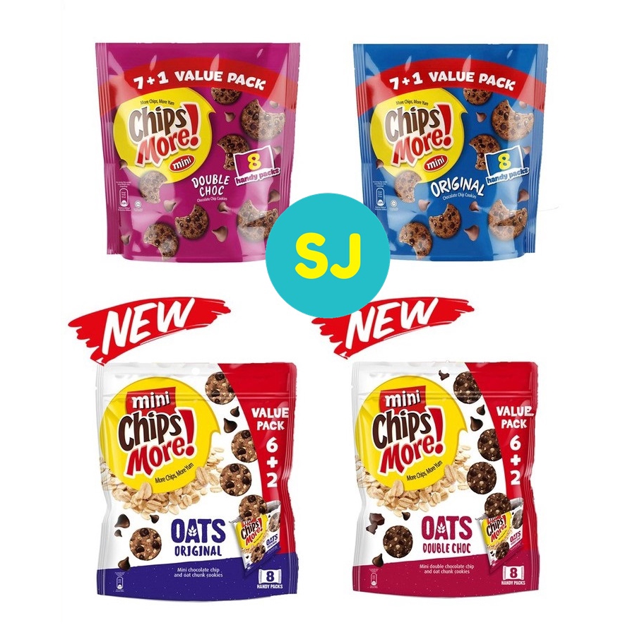 Chipsmore Mini 8 Handy Pack (Original/ Double Choc/ Hazelnuts/ Oats ...