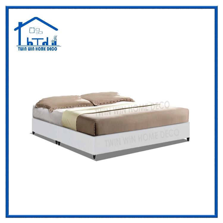 Twin Win Home EQUINOX PVC Divan Queen Bed base - White Color | Shopee ...