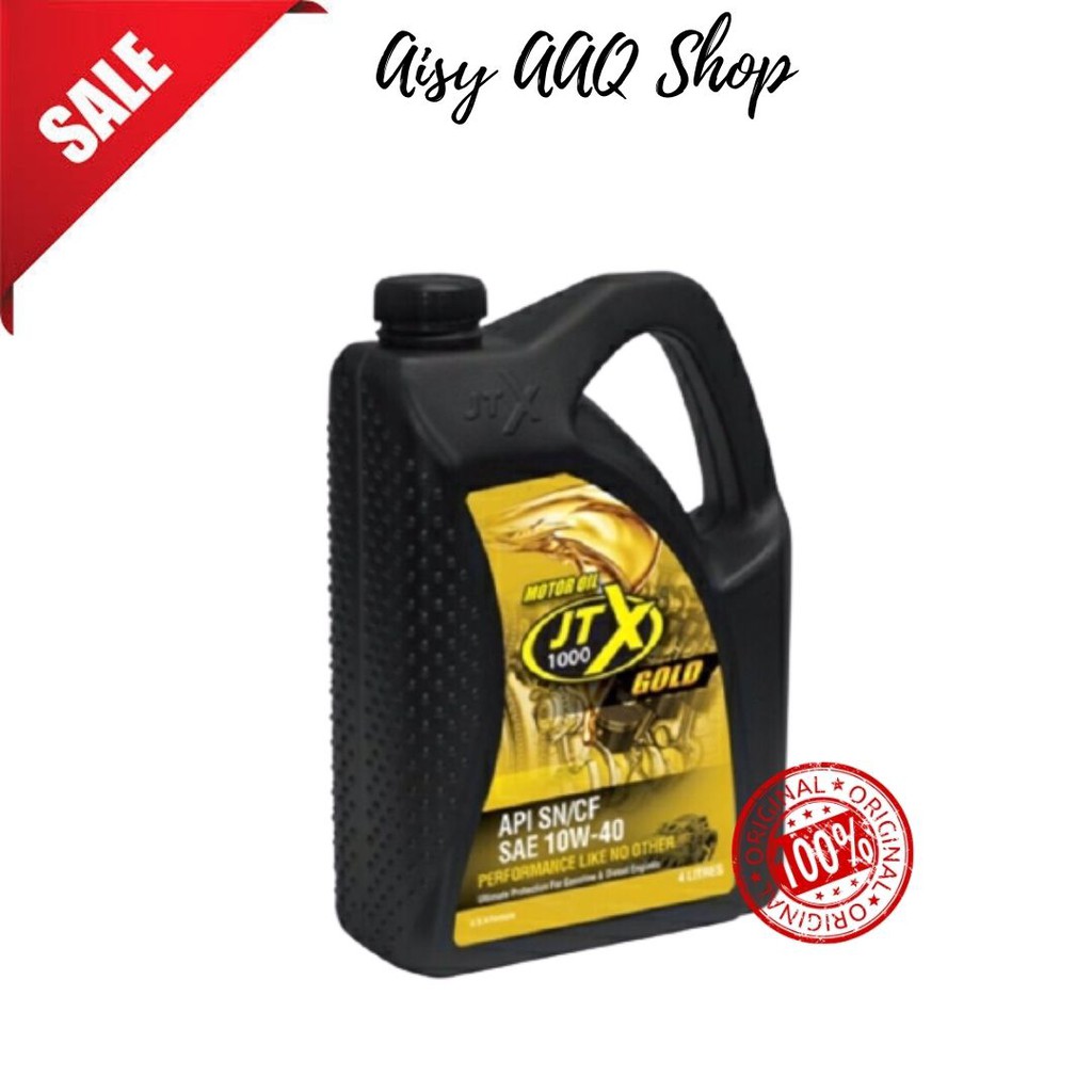 Minyak Pelincir Kereta JTX 1000 GOLD Motor Oil | Shopee Malaysia