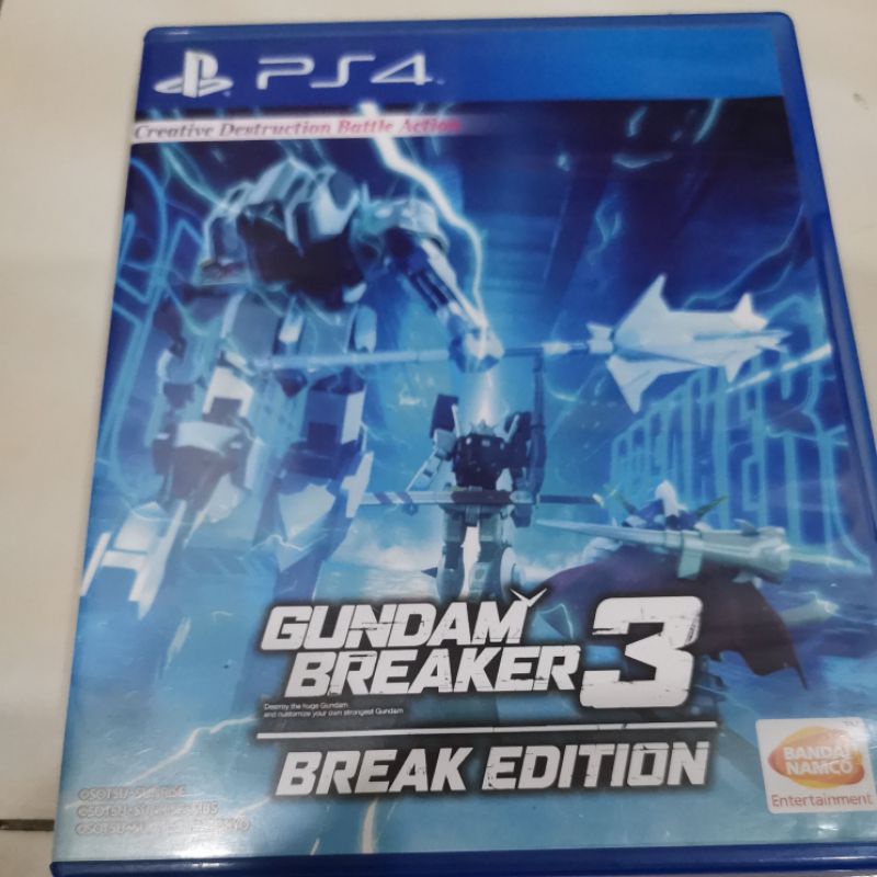 ps4 used game GUNDAM BREAKER 3 BREAK EDITION (eng) | Shopee Malaysia