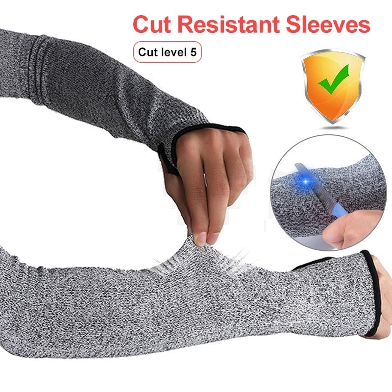 1 Pair Anti Cut Arm Sleeves Protects The Arm From Heat and Cutting Cut ...