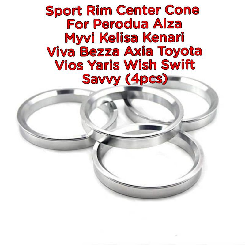 Sport Rim Center Cone For Perodua Alza Myvi Kelisa Kenari Viva Bezza ...