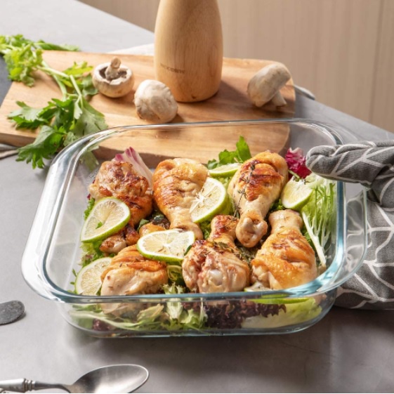 LG FENIX 8080/8080-2 (1PC) Square tempered glass baking tray microwave ...
