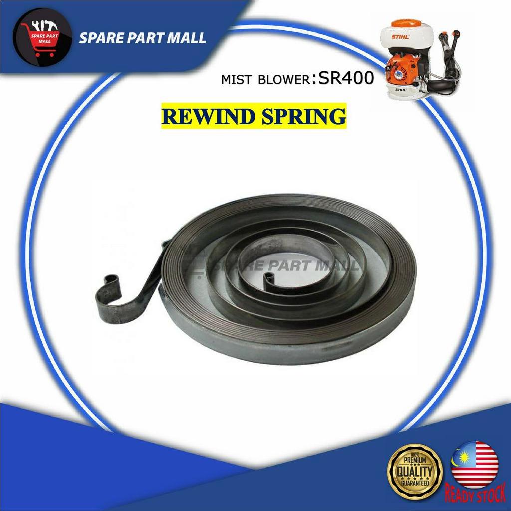 STIHL MIST BLOWER (SR400): REWIND SPRING SET/ STARTER SPRING PUMP RACUN KNAPSACK SPRAYER MIST ...