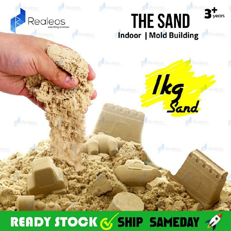 1kg THE SAND Fun Dynamic Sand Play Set Indoor Kids Toy (No Box ...
