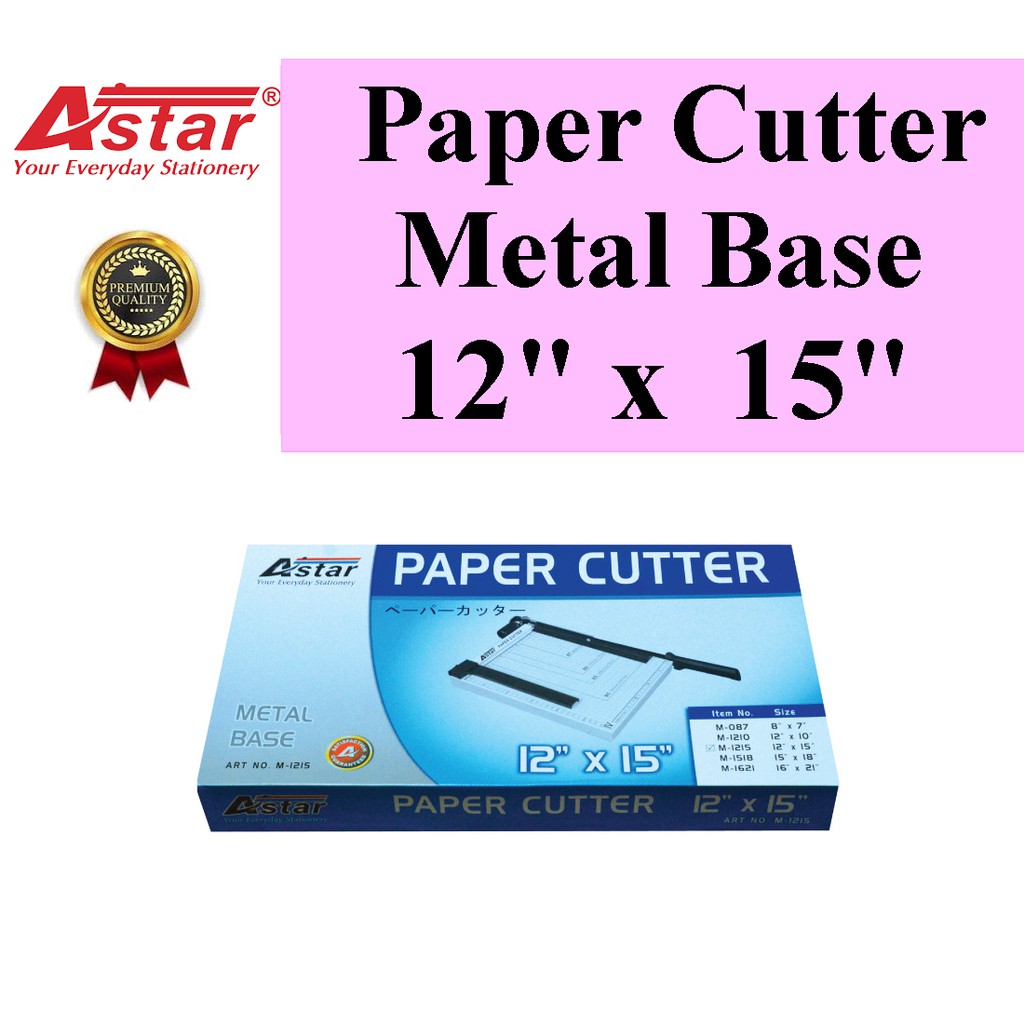 Steel Paper Cutter / Trimmer 12" x 15" | Shopee Malaysia