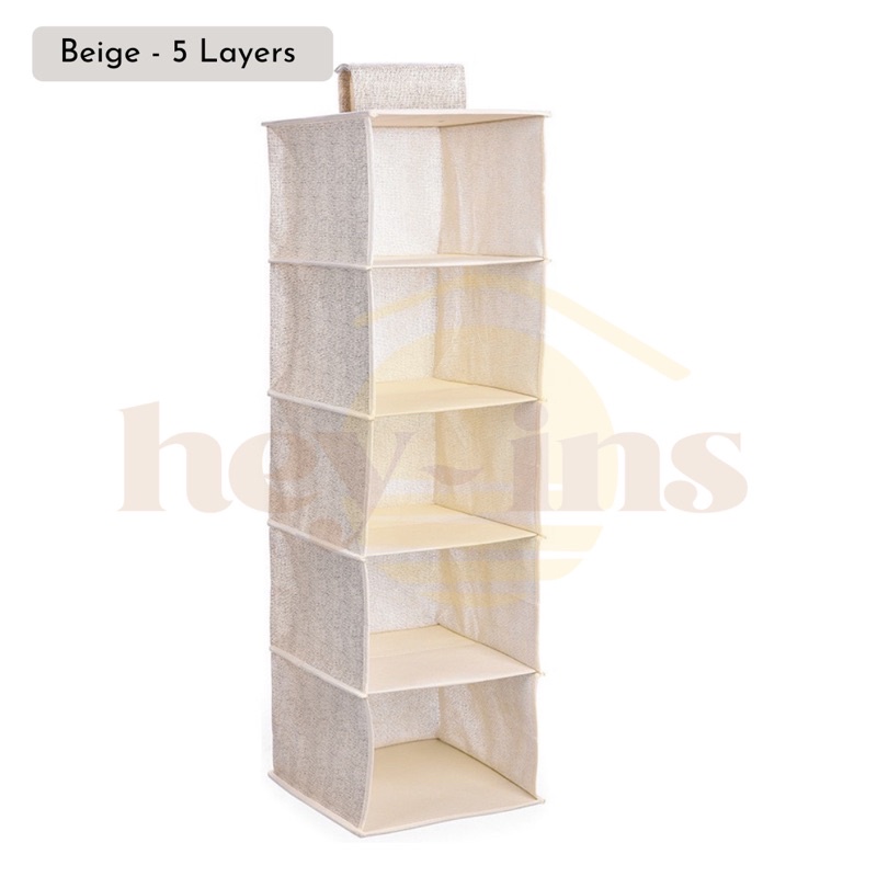 Ikea Multi Layer Hanging Wardrobe Organizer Shelves Drawers Closet ...