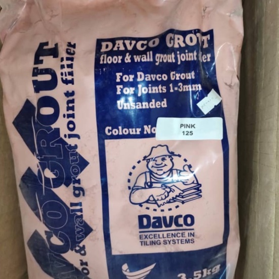 [DAVCO] 3.5 Kg Color Tiles Grout/ Simen untuk joint Jubin Mosaic (Ivory ...