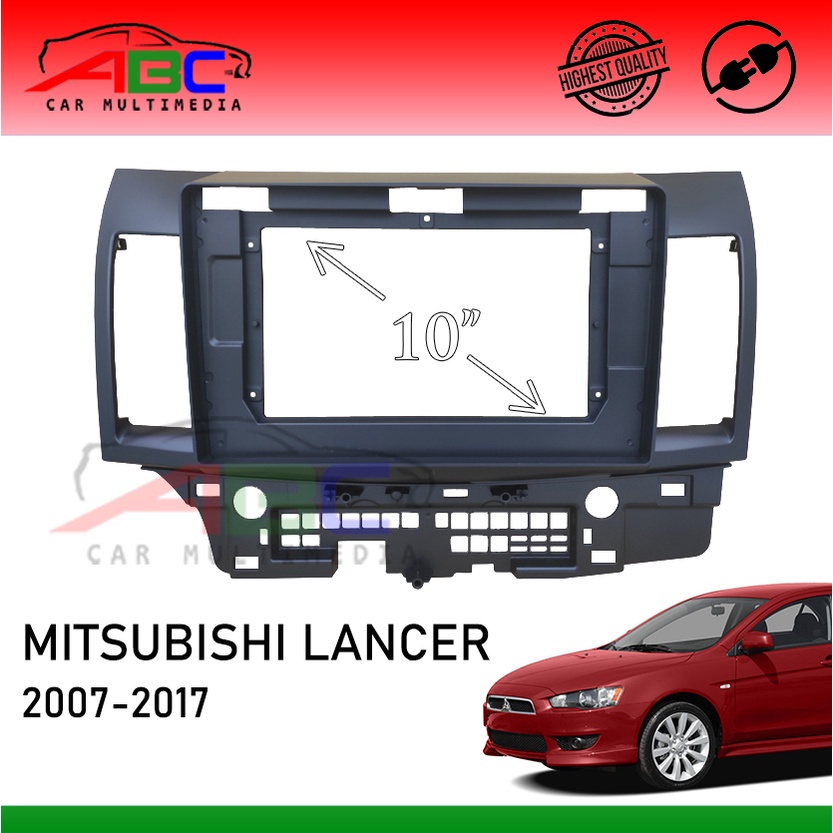 10inch Android Player Casing For Mitsubishi Lancer / Proton Inspira ...