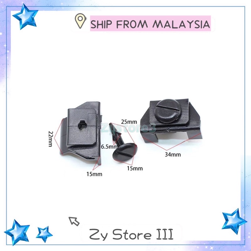 1pcs Toyota Retaining Fastener Front Bumper Retaining Clip Fender ...