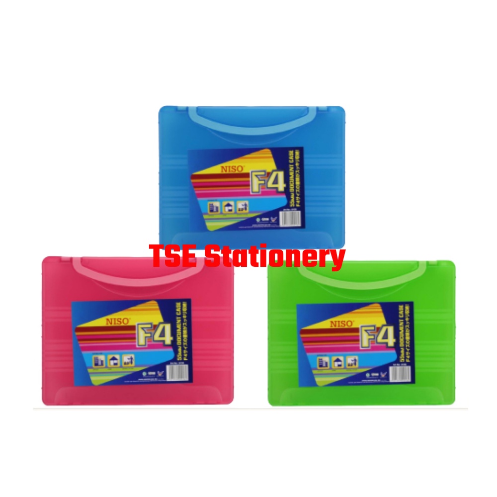 Niso A4 (8150) / F4 (8155) 55mm Document Case with Handle Holder Folder ...