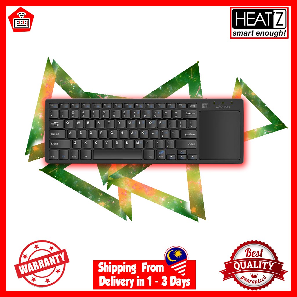 Touchpad Wireless Keyboard Original HEATZ ZK05 | Shopee Malaysia