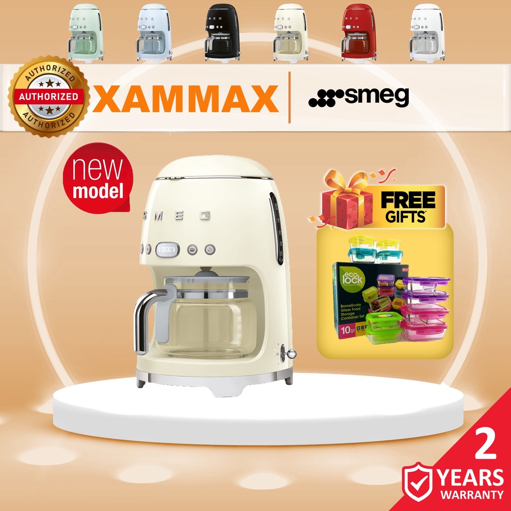 (PM for Surprise Gift) Smeg - DCF02 Drip Filter Coffee Machine / 10 ...