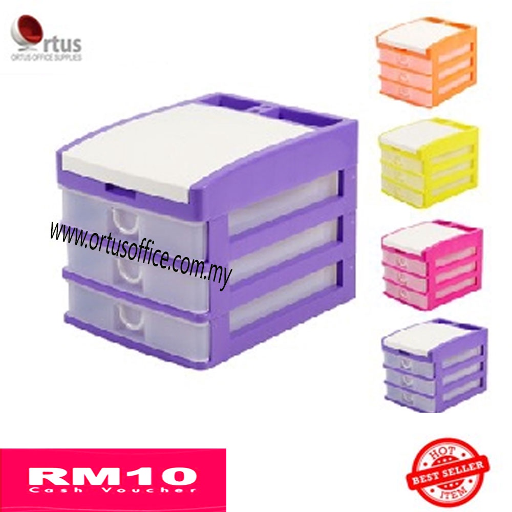 A4 Paper Cabinet - 3 Tiers / Document Tray / Document Drawer / A4 Paper ...