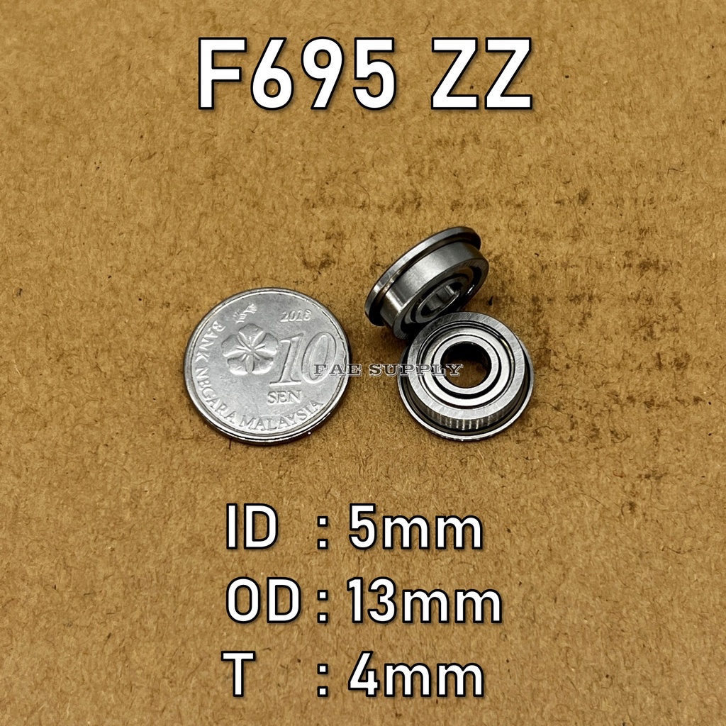 Flange Bearing Flanged F692 F693 F694 F695 F696 F697 F698 F699 Z ZZ | Shopee Malaysia