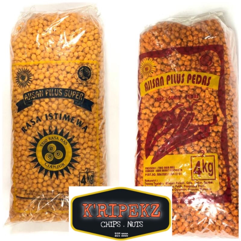 [ 3KG ] Jagung Pilus Original/Spicy kerepek, biskut tin, jeruk penang ...
