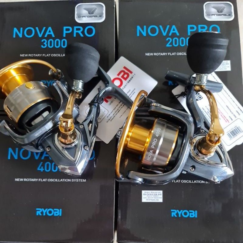 2022 New Ryobi Nova Pro spinning light jigging reel | Shopee Malaysia