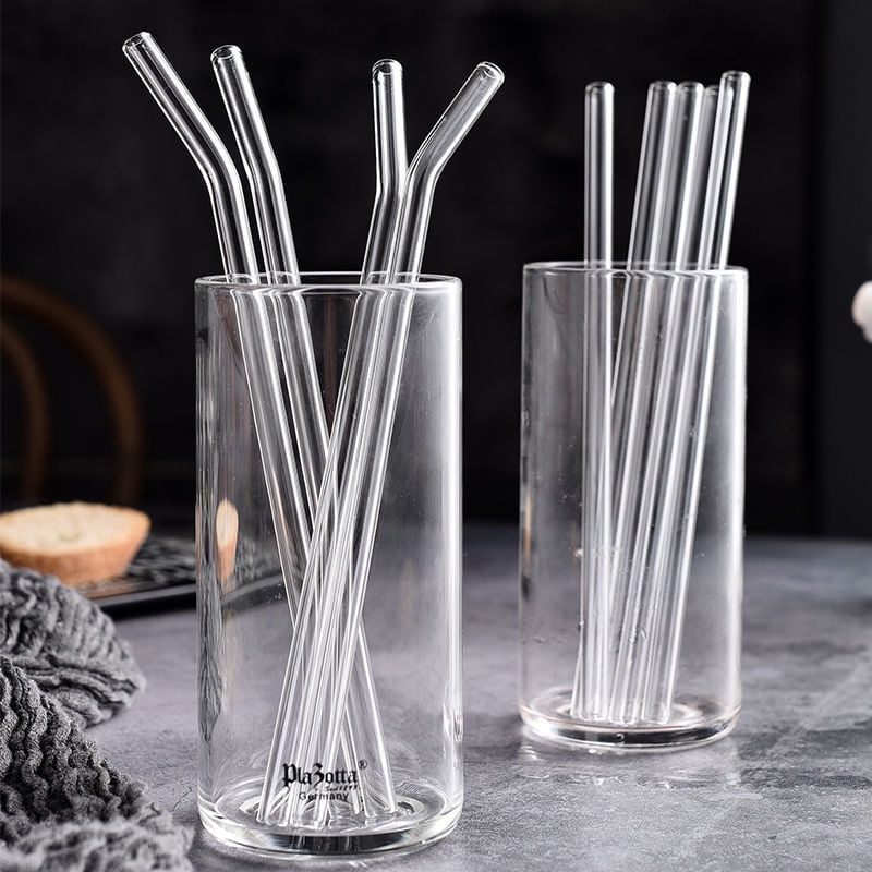 Reusable Glass Straw Cleaning Straw Brush Glass Drinking Straw Milk ...