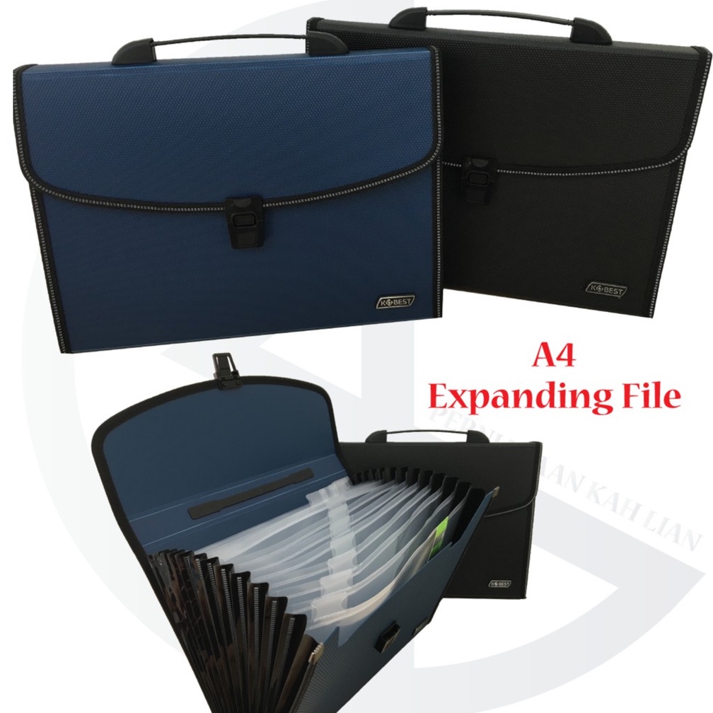 KOBEST Expanding File A4 Size / OUSION Expanding Folder Document ...