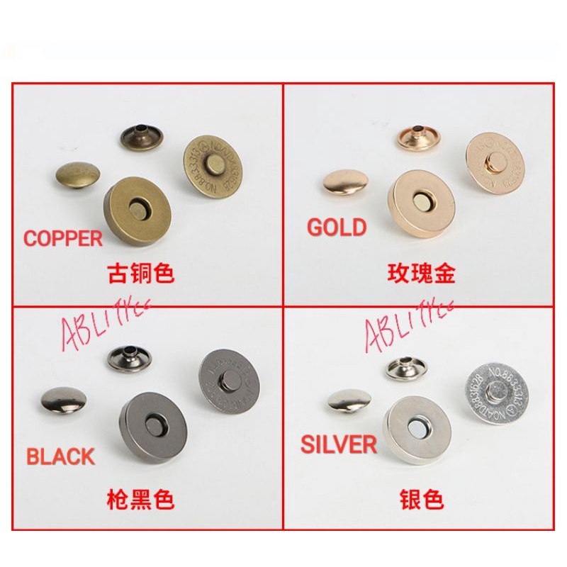 MAGNETIC SNAP BUTTON / BUTANG MAGNETIC | Shopee Malaysia