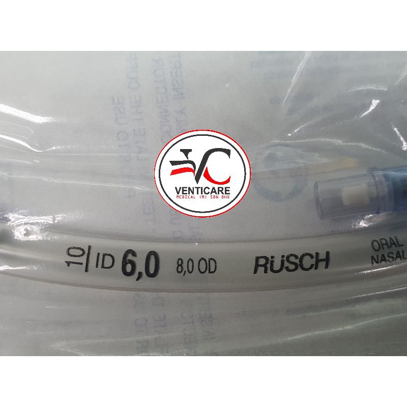 ENDOTRACHEAL TUBE CUFFED (SUPER SAFETY CLEAR) BRAND RUSCH STOCK ...