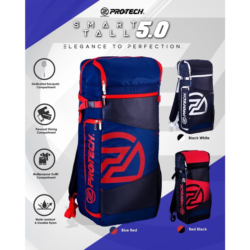 PROTECH BAG SMART TALL 5.0 BADMINTON BAG | Shopee Malaysia