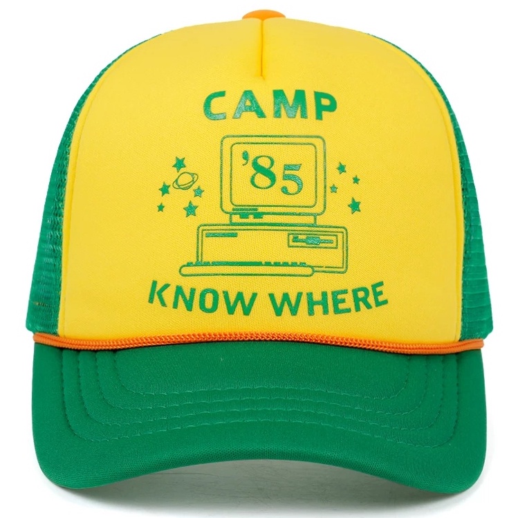 Stranger Things Dustin Hat Retro Mesh Trucker Cap for men and women ...