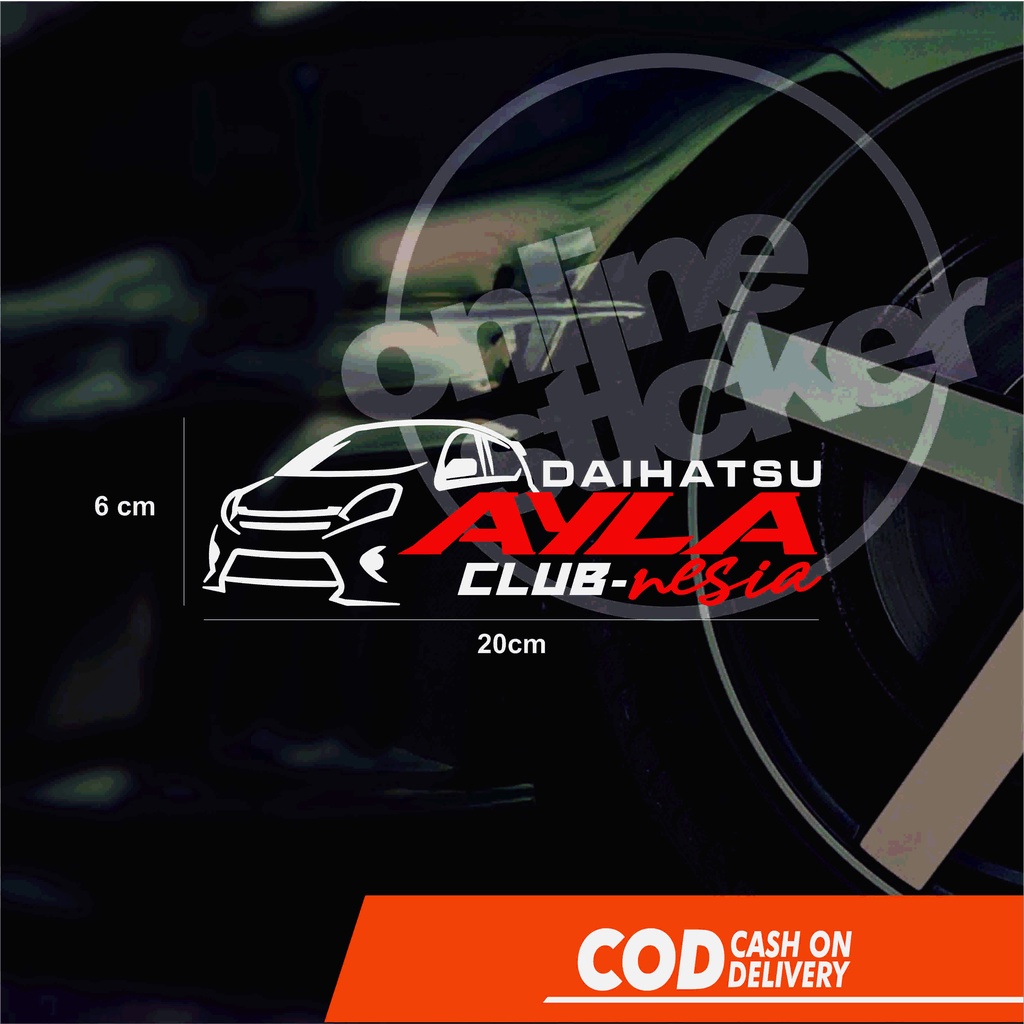 Ayla Club-nesia sticker I cutting sticker | Shopee Malaysia