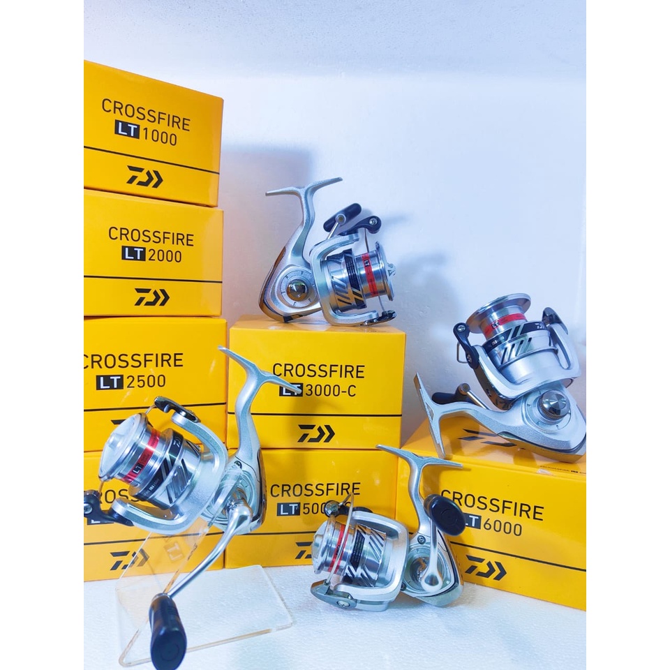 DAIWA CROSSFIRE LT (FREE TALI BENANG,HOOKS&LURE) # SPINNING REEL | Shopee Malaysia