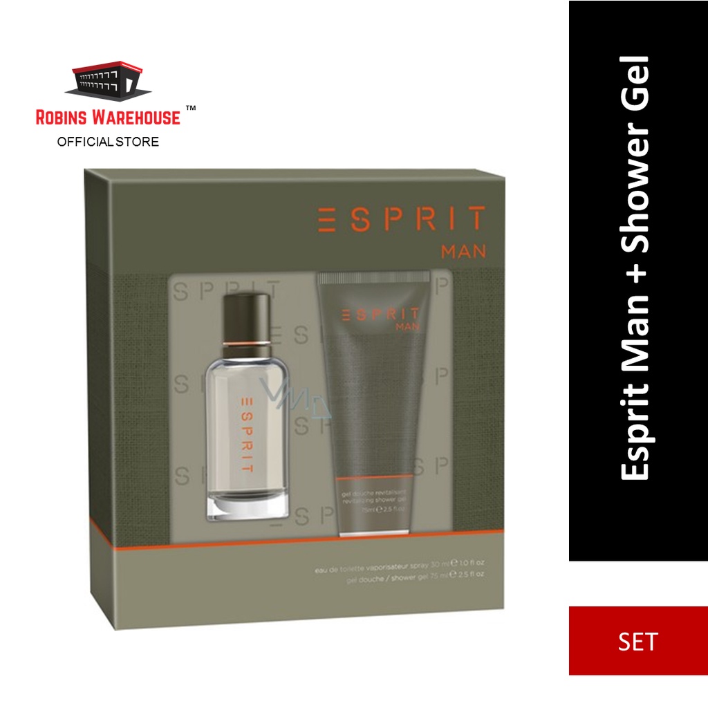 [Original] Esprit Man EDT 30ml + FREE Esprit Man Shower Gel 75ml ...