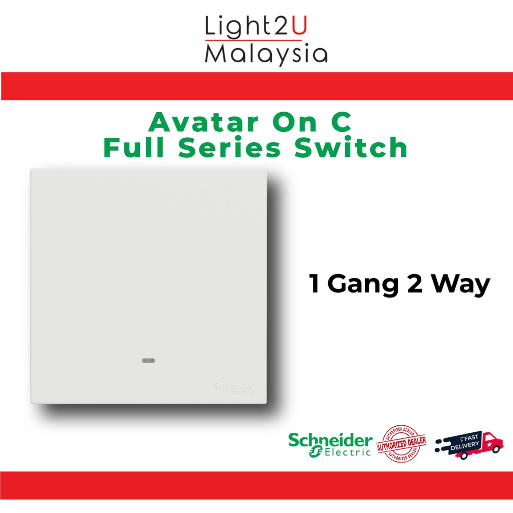 Schneider Electric Avatar On C Full Series Switches With Fluorescent ...