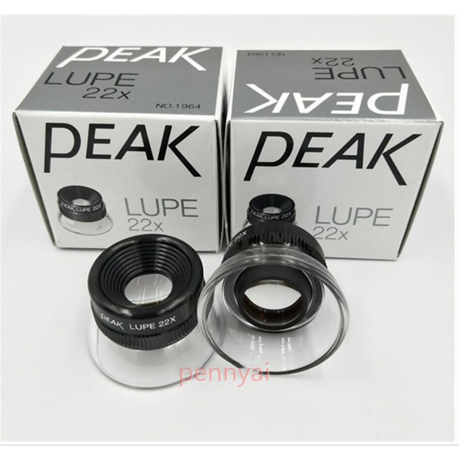 Japan PEAK Tokai Industrial Magnifying Glass 10 Times 15 Times 15 Times ...