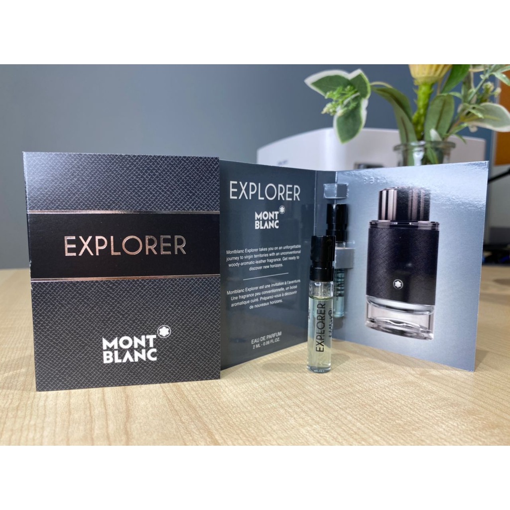 Sample Vial Explorer Mont blanc Eau de Parfum 2ml /4.5ml For Men ...
