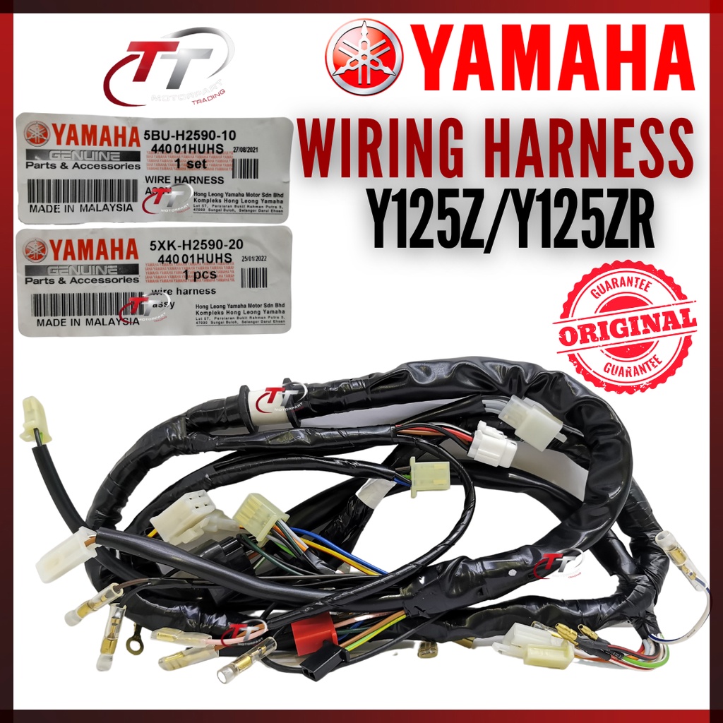 100% ORIGINAL YAMAHA Y125ZR Y125Z 125Z 125ZR Y125 5BU 5XK WIRING ...
