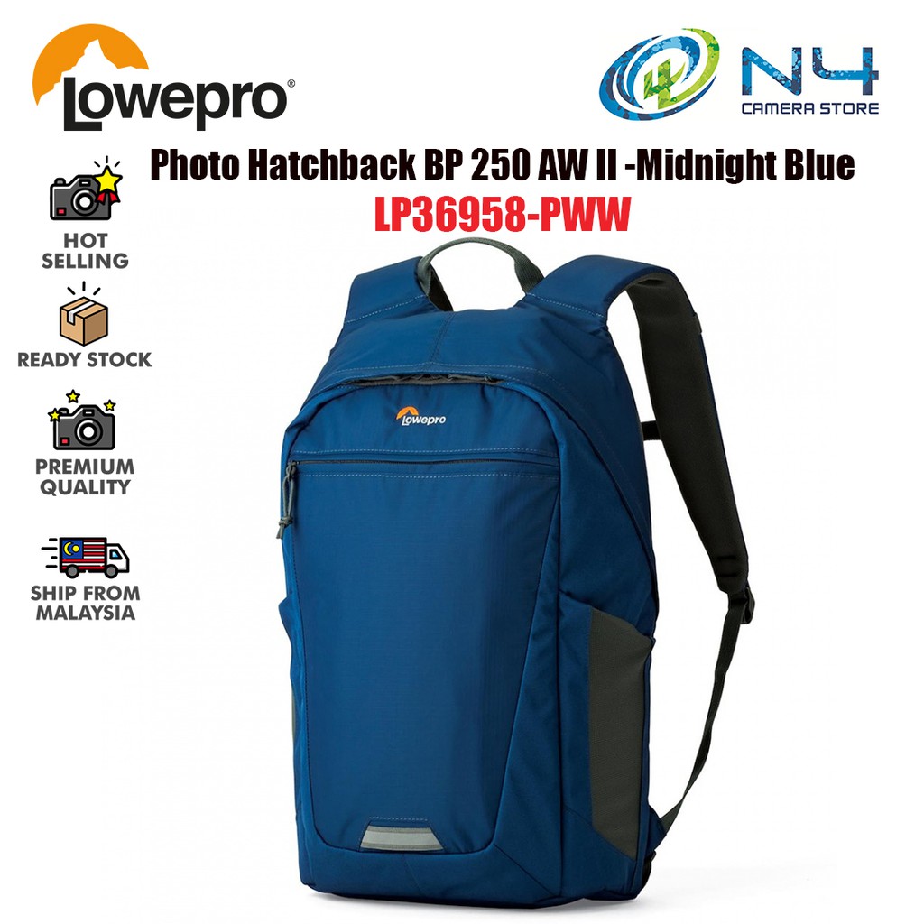 Lowepro Photo Hatchback BP 250 AW II Camera BackPack (Midnight Blue ...