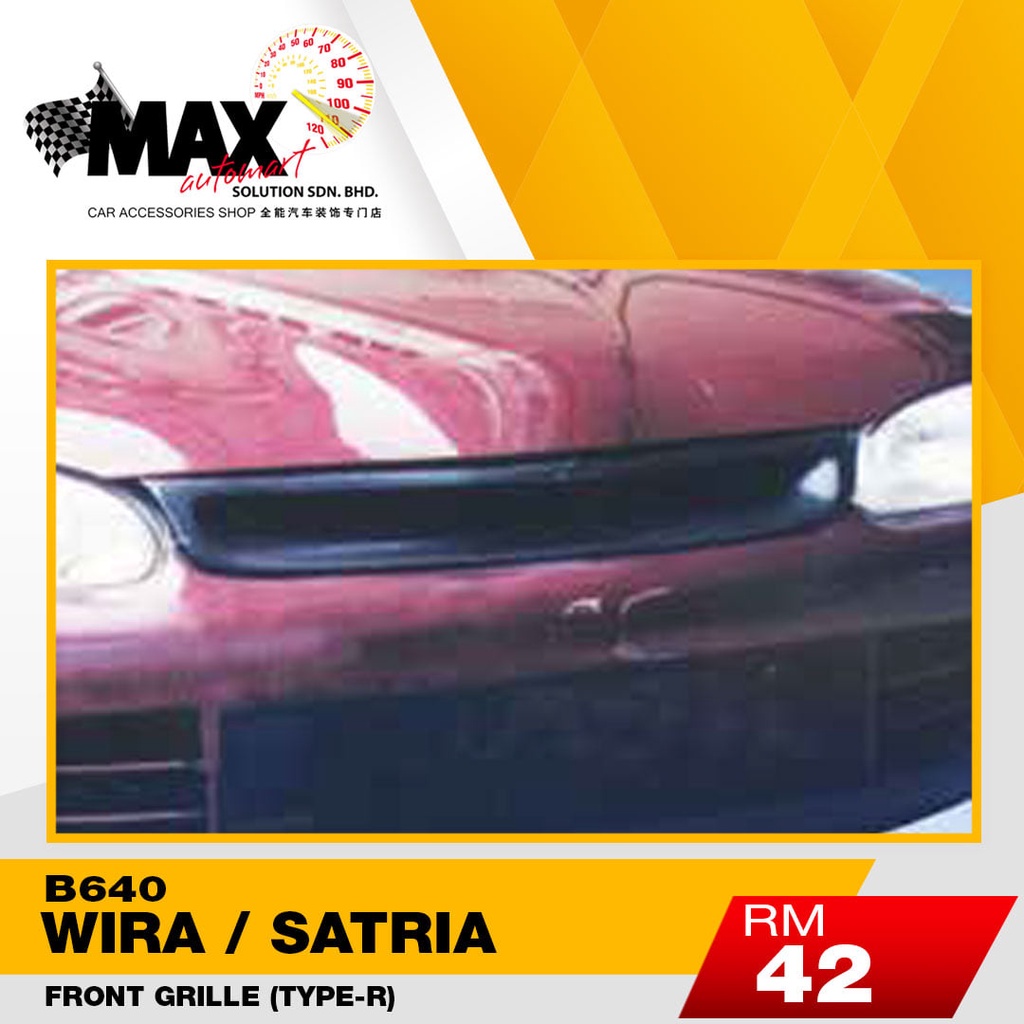 B640 PROTON WIRA / SATRIA FRONT GRILLE TYPE R | Shopee Malaysia