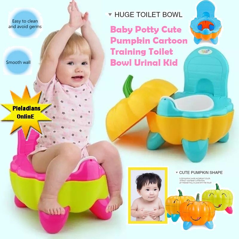 [Ready Stock in KL] Baby Potty Cute Pumpkin Cartoon Training Toilet ...